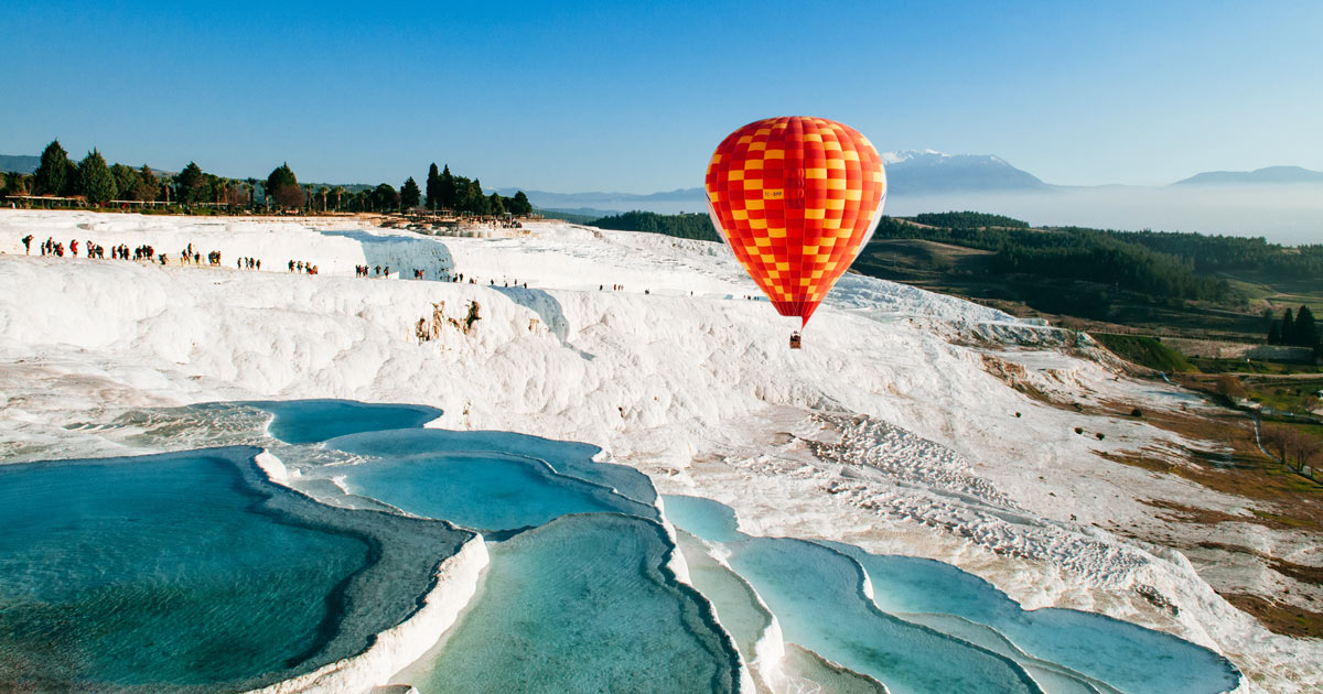 Pamukkale, le piscine naturali più spettacolari della Turchia